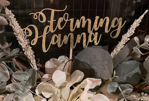 Kökutoppur – Ferming og nafn (Glitrandi karton) – Perla design ...