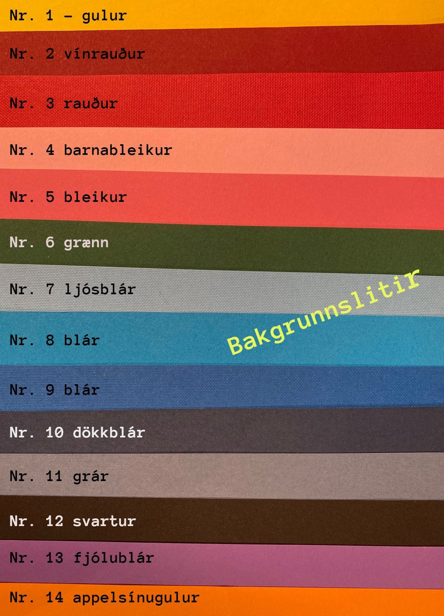 Afmæliskort - 7 ára – Perla design - íslensk hönnun